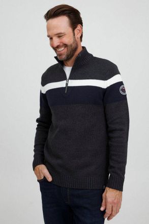 FQ1924 Troyer FQEdvin Strickpullover mit Stehkragen