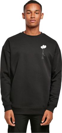 Merchcode Merchcode Mens MP5012685-Love In The Air Sweat Crewneck Hooded Sweatshirt, Black, XL