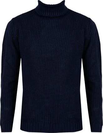 Xagon Man Rollkragenpullover - - Knitwear - Herren - Blau - XL