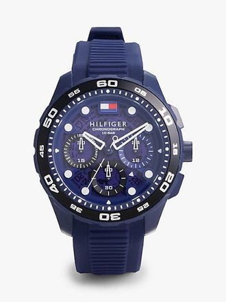 Tommy Hilfiger Montre chronographe bleue