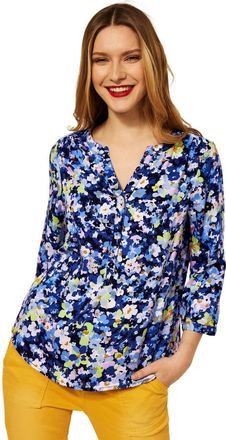 Street One Damen Bamika 3/4 Arm Bluse, Grand Blue, 36