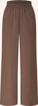 Y.A.S. Marlenehose Mit Glitzergarn braun