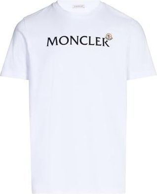 Moncler T-shirt &agrave; logo en coton