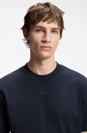HUGO BOSS T-Shirt Rundhalsausschnitt, Relaxed Fit, Logo-Print
