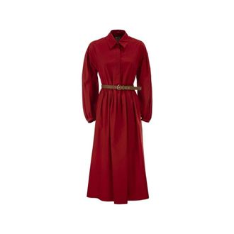 Max Mara Mstmarmo Kleid - - Dresses - Damen - Rot - 2XS