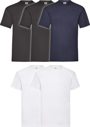 Fruit Of The Loom Original T 5-Pack Logo Mens T-Shirt