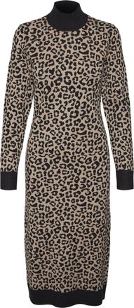 Vero Moda VMARIA Art LS HIGH-Neck Calf Dress GA
