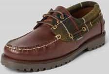 Barbour Schn&uuml;rschuhe aus echtem Rindsleder Modell Deck