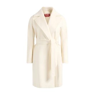 Max Mara Mstdravenna Mantel - - Coats - Damen - Wei&szlig; - XS