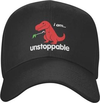 Generic Casquette Trucker Casquette Rex Je suis Irr&eacute;sistible Vintage Casquettes De Golf Unisexe Chapeau Soleil pour Soir&eacute;es P&ecirc;che Hip Hop