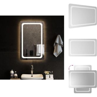 vidaXL Spiegel - Living LED-Badspiegel 50x80 cm