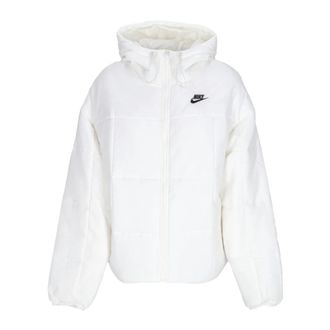 Nike Thermic Classic Puffer Daunenjacke - - Sport - Damen - Wei&szlig; - L