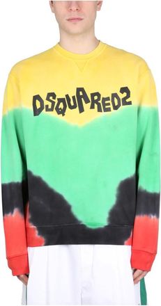 Dsquared2 Homme, Sweatshirts et sweats &agrave; capuche, Multicolore, Taille: S Crew Neck Cool Fit SweaT-shirt