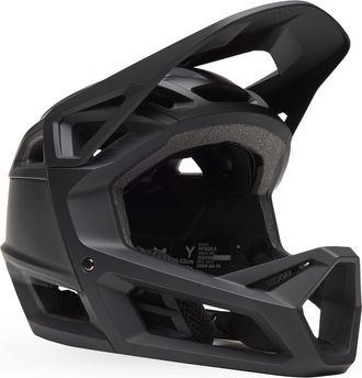 Fox PROFRAME MT BLK, CE Helme - Jugendliche Unisex - Schutzausrüstung, Fahrradhelm, Mountainbike-Helm, MTB-Schutzhelm, Matt Schwarz, OS