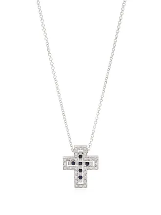 Damiani collier Belle Époque en or blanc 18ct pavé de diamants - Argent