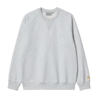 Carhartt Work in Progress Homme, Sweatshirts et sweats à capuche, Gris, Taille: XS Heather Gold Chase SweaT-shirt