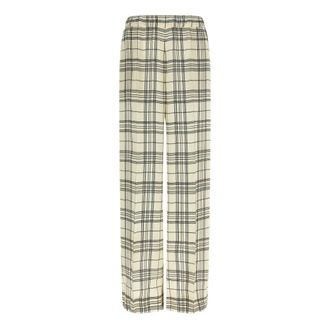 Jil Sander Flie&szlig;ende Viskosehose - - Trousers - Damen - Beige - S
