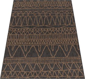 Paco Home Paco Home In- & Outdoor Teppich Flachgewebe Boho Sisaloptik robust Balkon & Garten Beige 200x280 cm