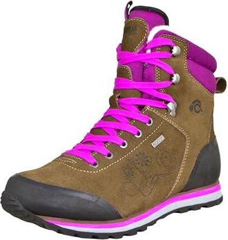 Guggen Mountain HPM59 Bottes de trekking et de randonn&eacute;e pour femme doubl&eacute;es de laine v&eacute;ritable et synth&eacute;tique Chaussures de randonn&eacute;e Bottes de montagne Bottes dhive