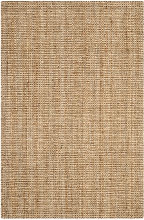 Safavieh Naturfaser Teppich f&uuml;r Wohnzimmer, Esszimmer, Schlafzimmer - Natural Fiber Collection, Kurzer Flor, Nat&uuml;rlich, 61 X 91 cm