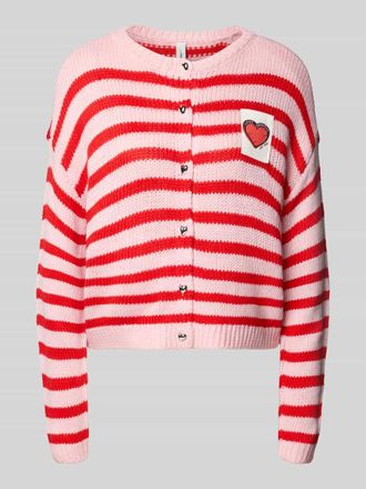 Only Strickjacke mit Herzpatch