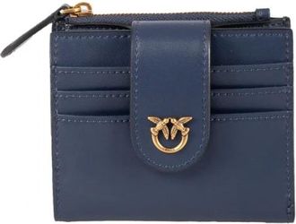 Pinko Pinko, Femme, Accessoires, Bleu, Taille: ONE Size Piccola Pelletteria Wallet