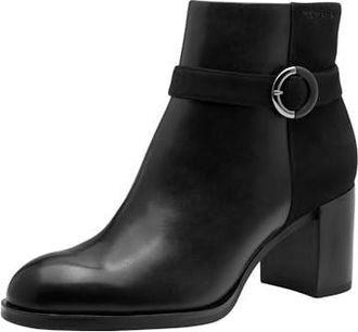 Tamaris Femme Damen Boot Heel 1-25363-45 Bottine, Noir, 37 EU