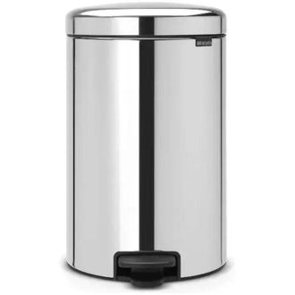 Brabantia Poubelle 20 L Brillant Steel - New Icon