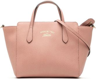 Gucci Hobo Bags - Mini Leather Swing Satchel - Gr. unisize - in Gold - für Damen