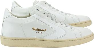 Valsport Low-Top Sneaker - Tournament Classic Leather White Sneakers - Gr. 41 (EU) - in Weiß - für Damen