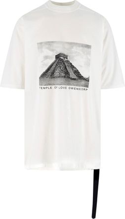Rick Owens Printed T-Shirt Jumbo