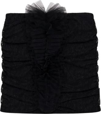 Patrizia Pepe Femme, Jupes, Noir, Taille: 40 FR Short Skirt