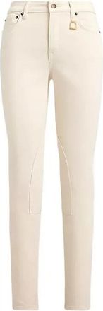 Ralph Lauren Femme, Pantalons, Beige, Taille: 42 FR Pantalon Slim-Fit