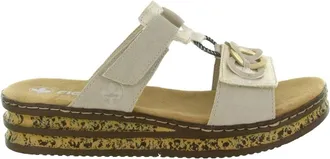 Rieker Femme, Chaussures, Beige, Taille: 39 EU Sandale compens&eacute;e