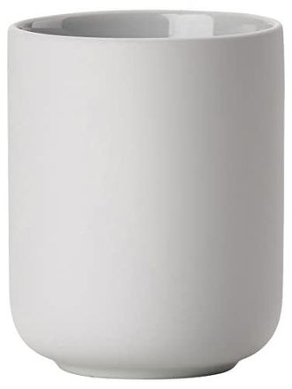 Zone Denmark Ume Zahnputzbecher, Zahnbürstenhalter, Zahnbürstenbecher, aus Steinzeug/Keramik, Schönes & Praktisches Badezimmer Zubehör, Durchm. 8,3 cm, Höhe 10,3 c