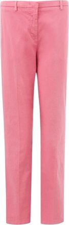 Lardini Pantalon chino en coton - Femme - Pantalons - Rose - Taille: 38 FR