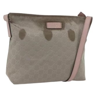 Gucci Pre-owned Vintage Nylon Shoulder Bag - - Pre-owned - Damen - Beige - ONE SIZE