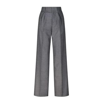 Maison Margiela Femme, Pantalons, Gris, Taille: 36 FR Wide Pantalons