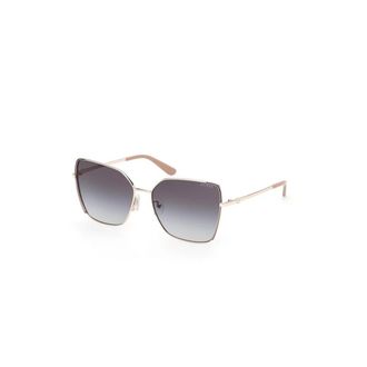 Guess Geometrische Butterfly Metall Sonnenbrille - - Accessories - Damen - Gelb - 59 MM