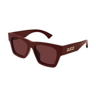 Gucci Gg1835S 003 Sonnenbrille - - Accessories - Damen - Rot - 52 MM