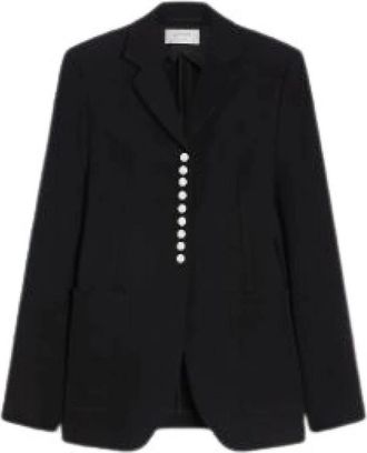 Sportmax Femme, Vestes, Noir, Taille: 38 FR Masque Jacket