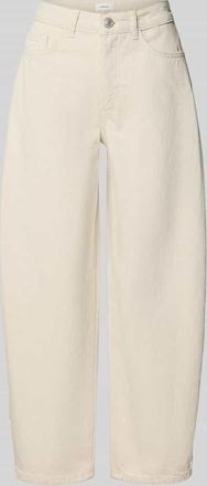 OPUS Regular Fit Barrel Jeans mit Label-Patch