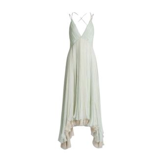 Alberta Ferretti Femme, Robes, Bleu, Taille: 36 FR Robe Lightness in Motion