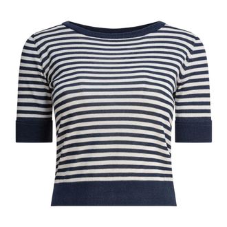 Rakk&igrave; Femme, Tops, Bleu, Taille: 36 FR La Marini&egrave;re