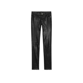 Zadig&Voltaire Pantalon en cuir Phlame - Femme - Pantalons - Noir - Taille: 38 FR