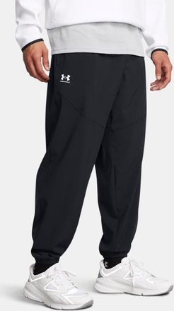 Under Armour US Vibe Jogginghose aus Webstoff für Herren Schwarz / Racer Rot XXL