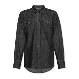 Dsquared2 Denim Hemd - - Shirts - Herren - Schwarzk - XL