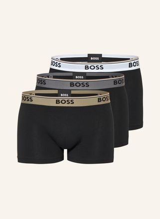 HUGO BOSS 3er-Pack Boxershorts Power schwarz