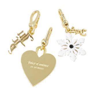 Juicy Couture Serina Weihnachts-Charm-Set 3er-Pack - - Accessories - Damen - Gelb - ONE SIZE