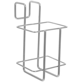 Valiclud Edelstahl H&auml;ngeregal mit Flaschen und Becherhalter Wandmontierter Handorganizer f&uuml;r K&uuml;che und Bad Multifunktionaler Desinfektionsflaschenhalter Platzs